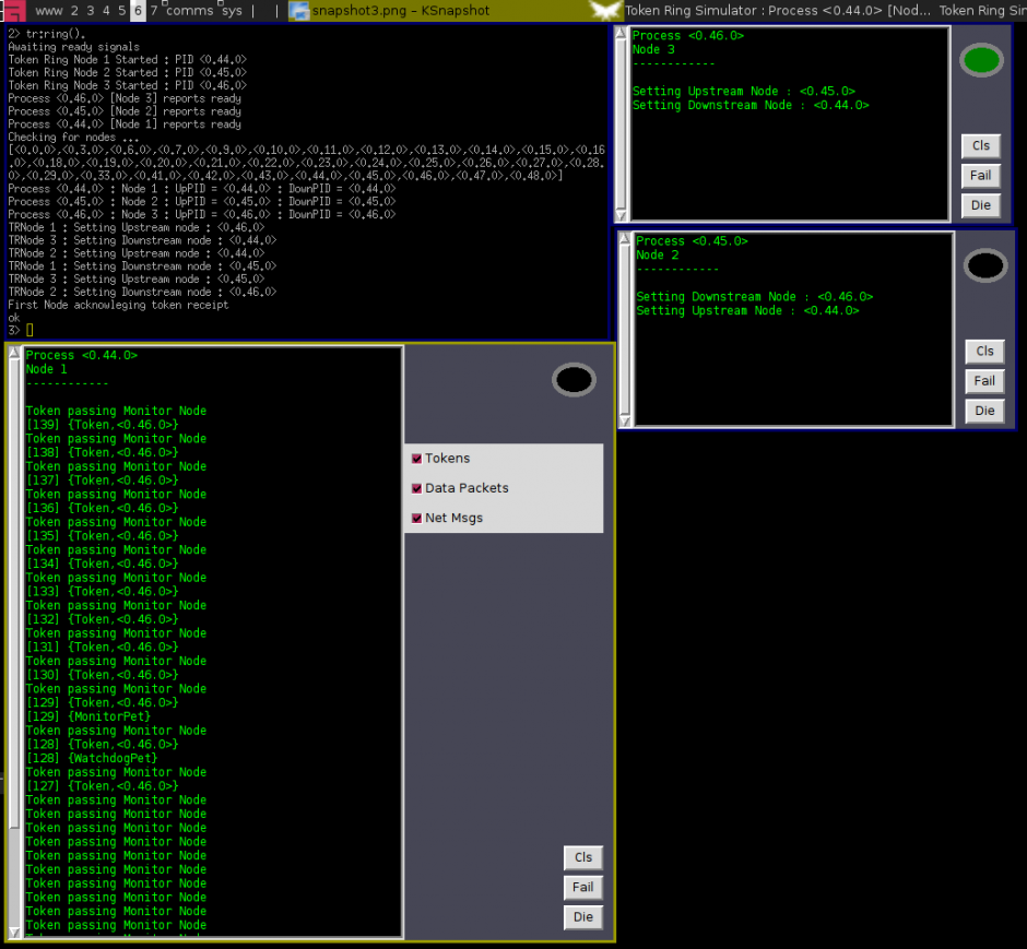 Erlang Token Ring Simulator, updated | Stochastic Geometry